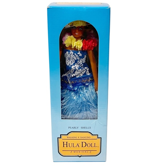 Vintage | Accents | Vintage Pearly Shells Walking Dancing Hula Doll New ...